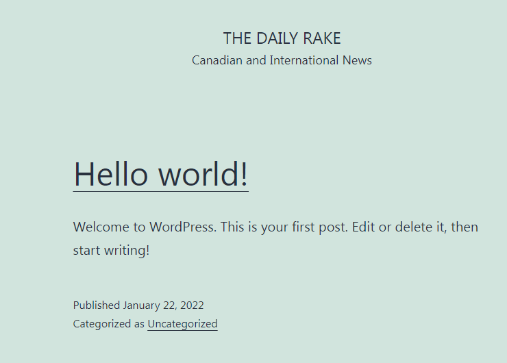 The Daily Rake is Born - The Daily Rake